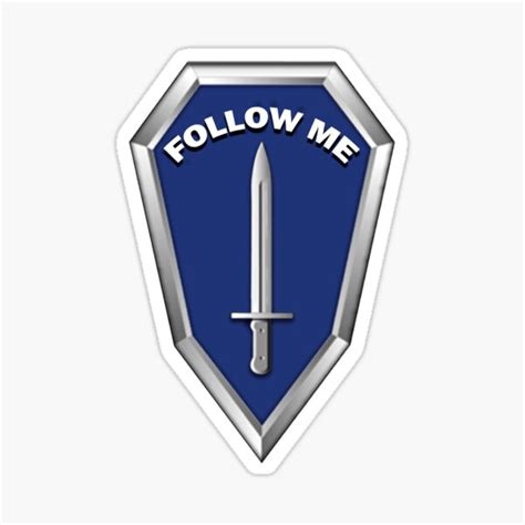 Follow Me Infantry Sticker For Sale By Valorousvince Redbubble