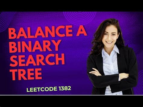 Balance a Binary Search Tree | LeetCode 1382 in Java| Microsoft Interview | Bottom up recursion ...