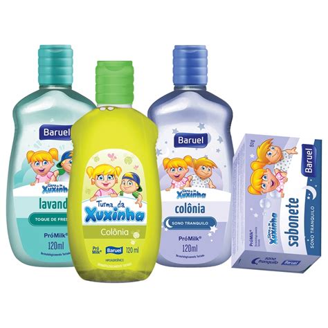 Kit Baruel Turma Da Xuxinha Colonia Toque Delicado 120ml Colonia Sono