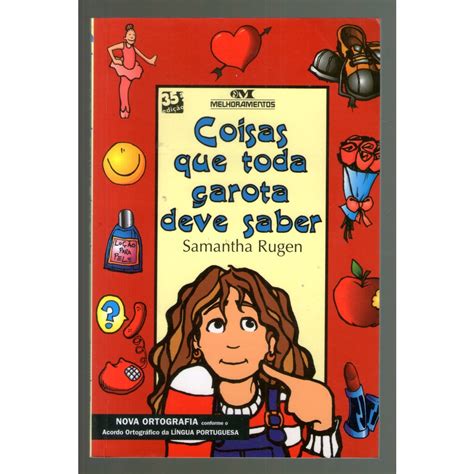 Livro Coisas Que Toda Garota Deve Saber Samantha Rugen Shopee Brasil