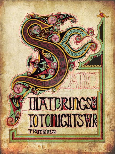Illuminated Manuscript Page 1 By ~10player