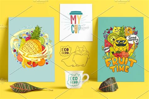 Zero Waste Doodle Vector Set
