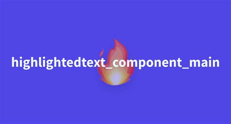 Highlightedtextcomponentmain A Hugging Face Space By Gradio