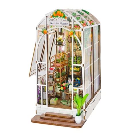 KIT BOOK NOOK Fai Da Te Casa In Miniatura Con Luce LED Booknook
