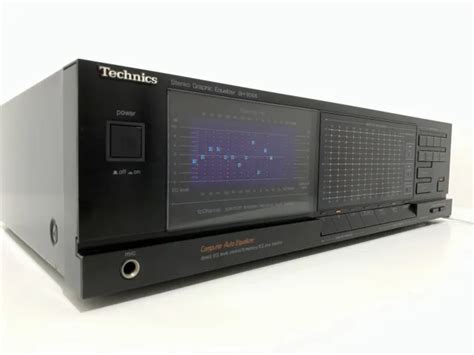 TECHNICS SH 8066 STEREO Graphic Equalizer Spectrum Analyzer Vintage 85