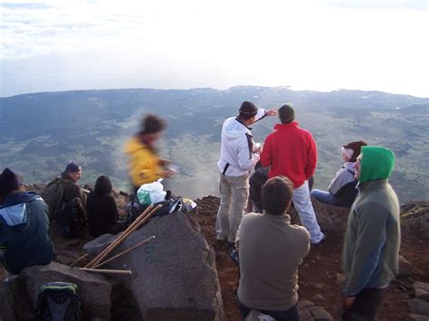 Flavius Atlantikus Subida Ao Vulcão Da Ilha Do Pico 2351m Verão 2012