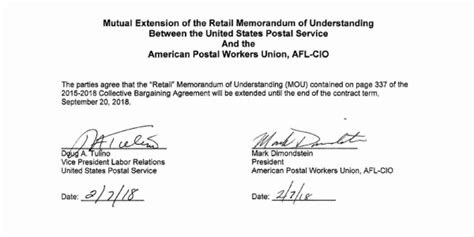 Apwu And Usps Extend Moratorium On Private Retail Outlets 21st