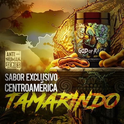Preworkout God Of Rage Centurion Labz Collab Anti Human 25 Servidas