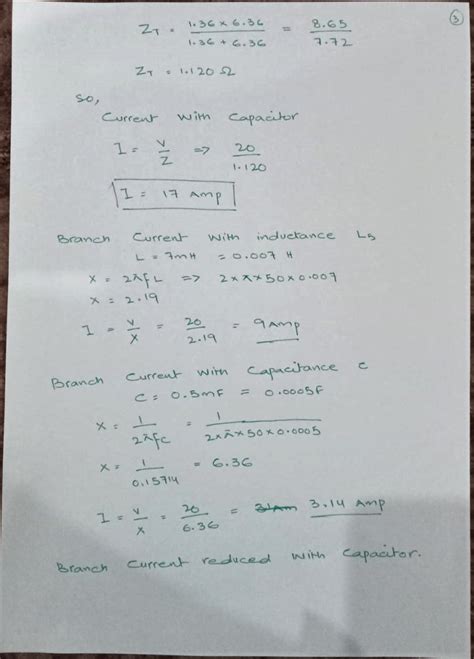 Solved Q4 Determine The Equivalent Inductance And Equivalent Current Of The Inductive