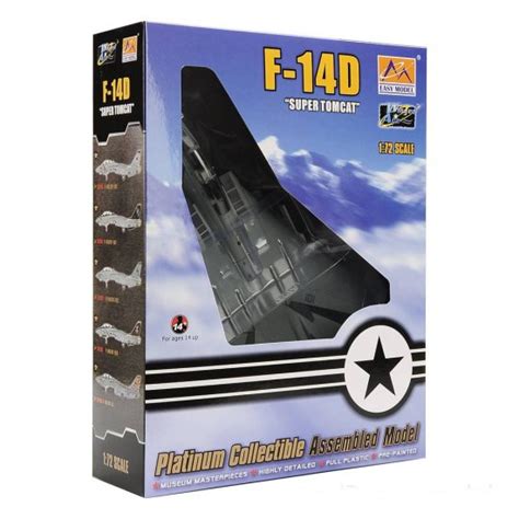 Miniatura Avião F 14d Super Tomcat 1 72 Easy Model