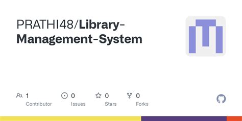 GitHub PRATHI Library Management System