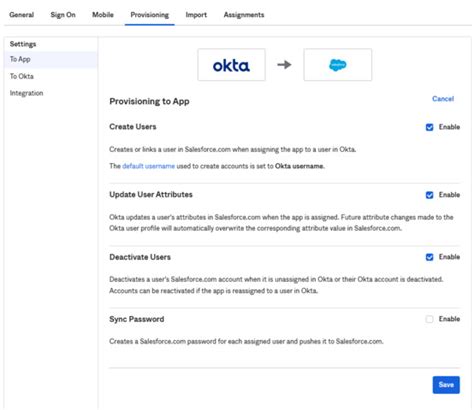 Salesforce Oin App Provisioning After Deprecating Legacy Apis