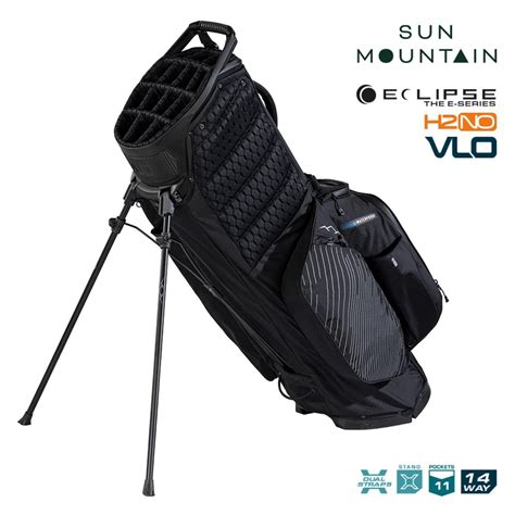Sun Mountain H2no E 45 14 Way Vlo Waterproof Stand Bag Blacksteel