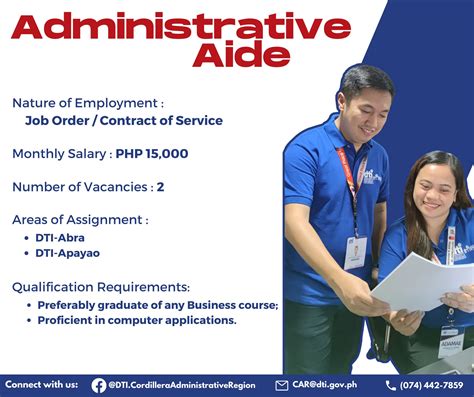 We Are Hiring Join Dti Cordillera Administrative Region