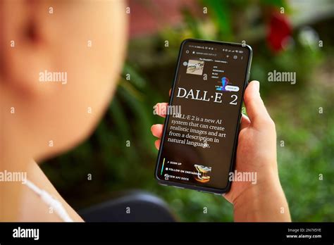 february 5 2023 mirissa sri lanka using openai dall e on phone