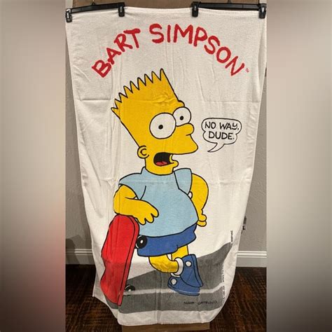 The Simpsons Bath Bart Simpson Beach Towel Poshmark
