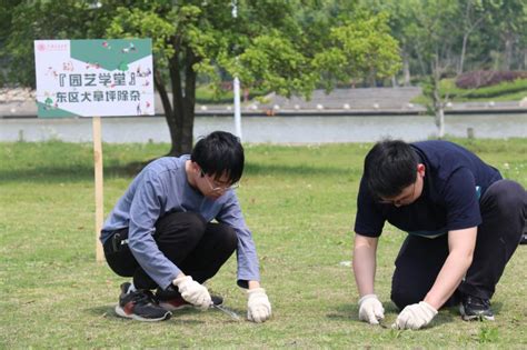 电院学子积极参与“园艺课堂”——东区大草坪拔草除杂活动 综合新闻 上海交通大学新闻学术网