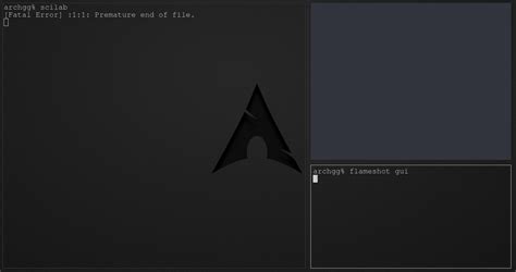 Fatal Error When Launching Scilab On Arch Linux Rcommandline