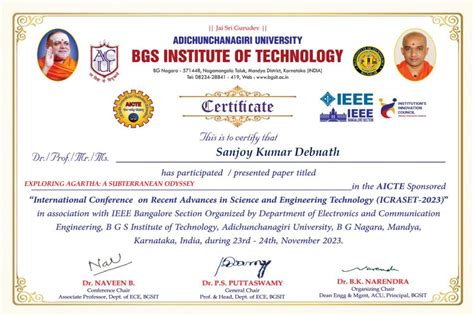 Icraset2023 Chitkarauniversity Engr Dr Sanjoy Kumar Debnath