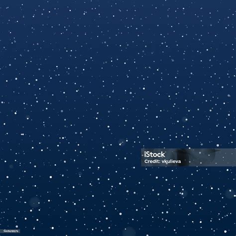 밤에는 강설량 어두운 배경에 떨어지는 눈송이 밤하늘에 은하계가 별을 달린다 흩어진 입자 점 얼룩 튀는 것 물방울 스프레이 질감 벡터 겨울에 대한 스톡 벡터 아트 및 기타