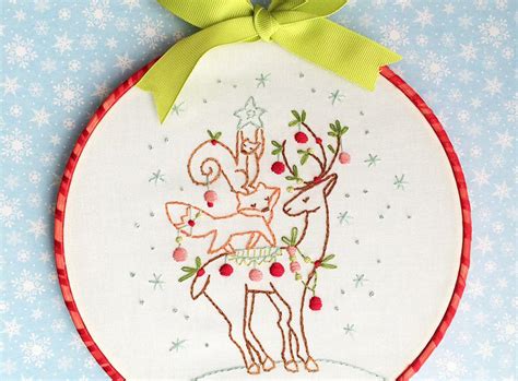 Embroidery Christmas Patterns Free Custom Embroidery