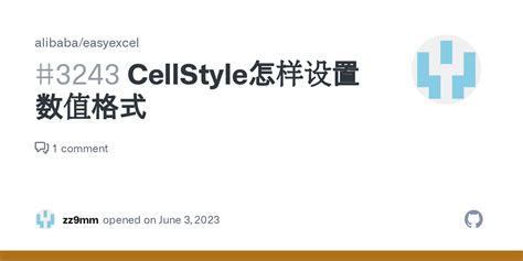 cellstyle怎样设置数值格式 · issue 3243 · alibaba easyexcel · github