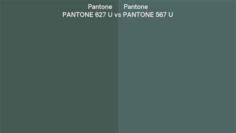 Pantone 627 U Vs Pantone 567 U Side By Side Comparison