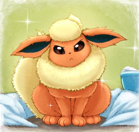 84792 Safe Artistotakuap Eeveelution Fictional Species Flareon