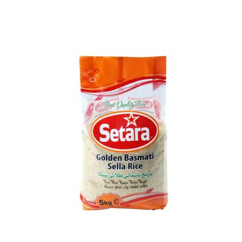 Setara Golden Sella Basmati Rice 10kg X 1 Bellair Farms International