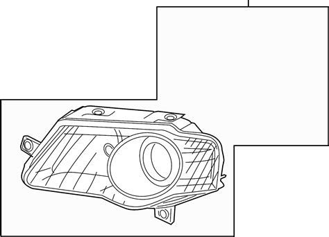 2010 Volkswagen Composite Assembly Headlight Assembly Beam