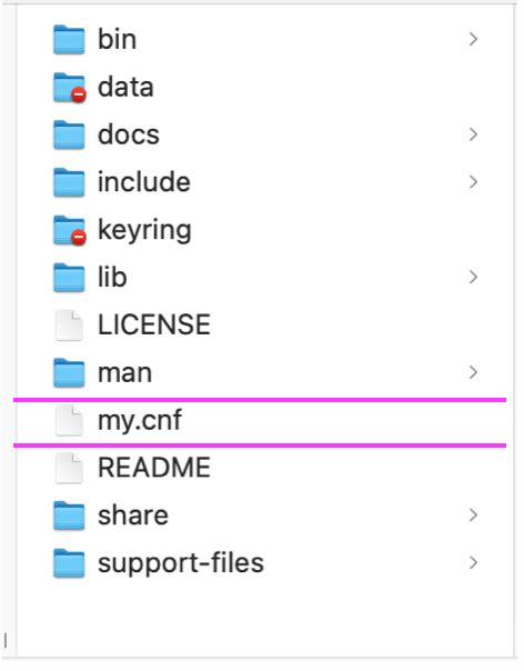 Mysql 서버가 설치된 디렉터리 찾는 방법 및 기본적인 설정 Mac