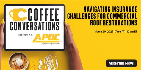 CCS Coffee Conversations Navigating Insurance Challenges For Commercial Roof Restorations