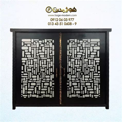 درب فلزی Cnc هُرمُز کد Cd B 45 315 فورژ مدرن