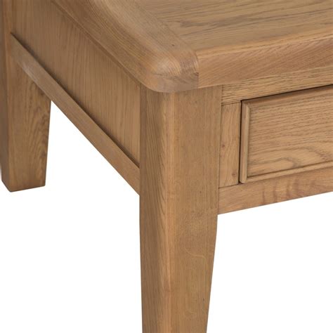 Wessex Smoked Oak Large Coffee Table Chiltern Oak Furniture