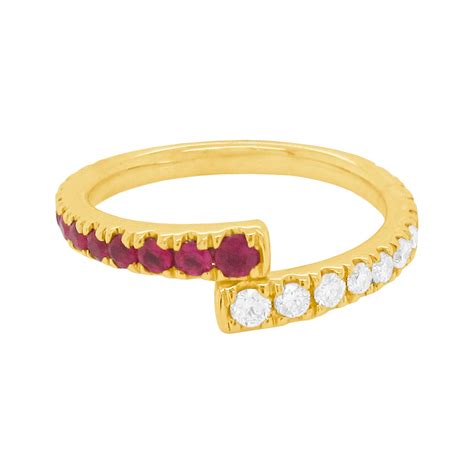 14k Gold Diamond Ruby Isabelle Ring Jen K Online