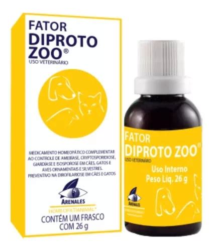 Sistema De Terapia Arenales Fator Diproto Zoo Pet 26g Frete Grátis