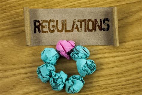 Writing Note Showing Regulations Business Photo Showcasing Rules Laws Corporate Standards