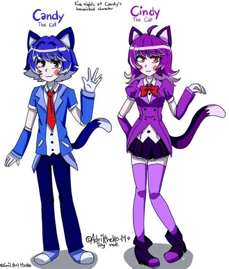 Cindy And Candy Design Human Fnac By Adrikoneko Mizuiro On Deviantart