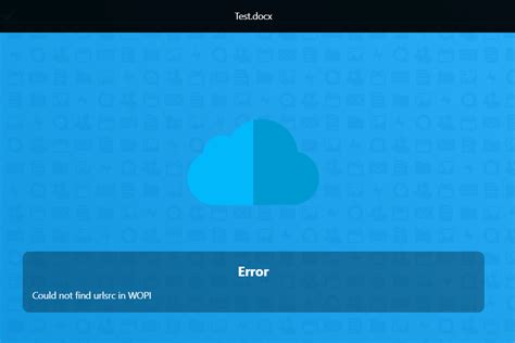 Could Not Find Urlsrc In Wopi · Issue 18 · Nextcloudofficeonline · Github