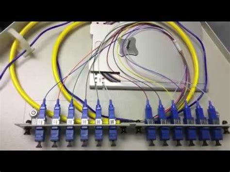 How To Install A Port Rack Mount Fiber Optic Patch Panel Youtube