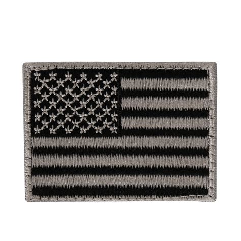 Mini Us Flag Patch With Hook Back