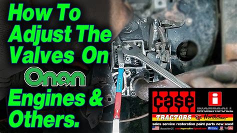 How To Adjust The Valves On A Onan Small Engine Youtube