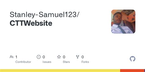 Github Stanley Samuel Cttwebsite