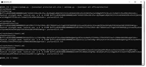 Protected OOXML Spreadsheets SANS Internet Storm Center