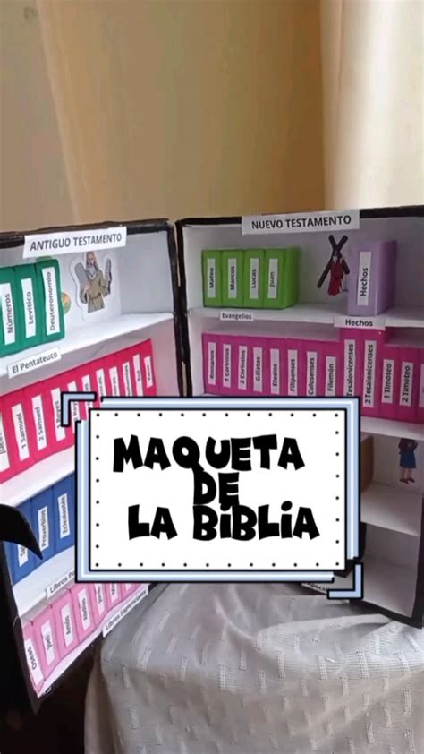 Maqueta De La Santa Biblia Bible Crafts Sunday School Sunday School