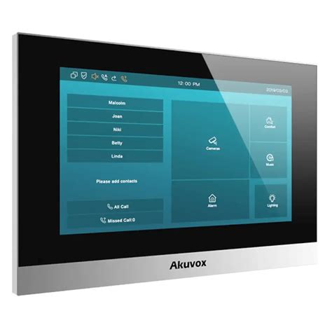 Akuvox C313WE - 7" IP домофон на Linux с Wi-Fi - Интернет-магазин домофонов