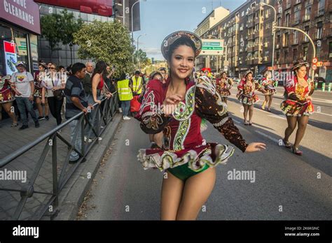 The Demonstration Of Hispanic Heritage On October Is The National Holiday Of The Kingdom Of
