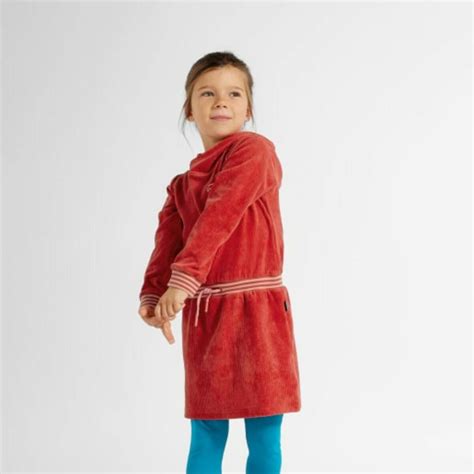 Mädchen Kapuzenkleid Nicki Cord Rot Von Jako O Ansehen