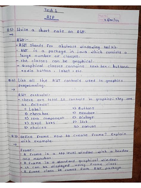 Ajp Test 1 Pdf