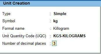How To Create Unit Of Measurement In Tally Prime EGyanvani